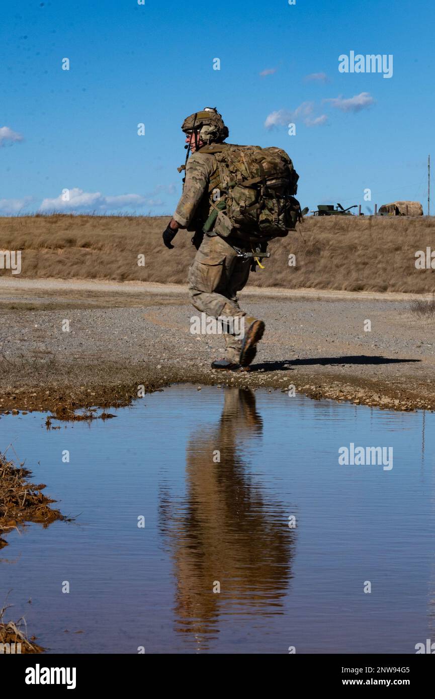 A Special Tactics operator runs to a meet-up location during Mission ...