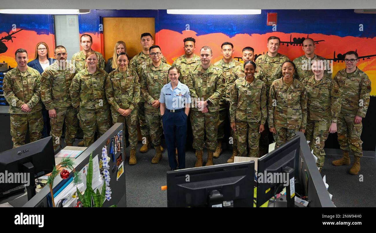 Members of the 355th Comptroller Squadron pose for a group photo at ... Members of the 355th Comptroller Squadron pose for a group photo at ...