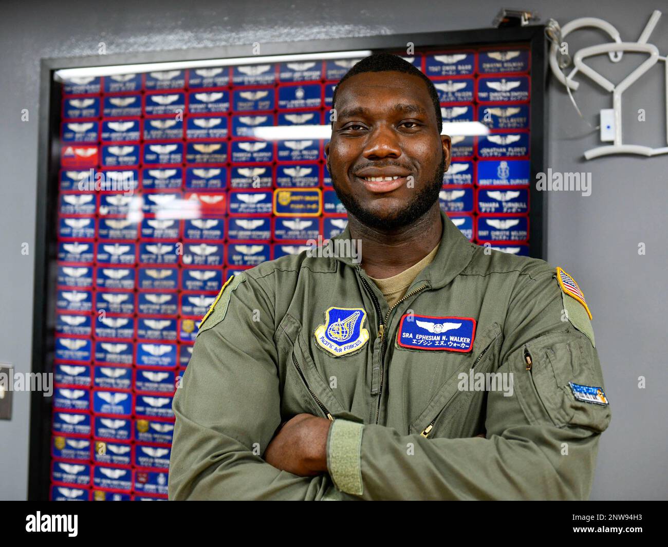 U S Air Force Senior Airman Ephesian Walker 18th Aeromedical