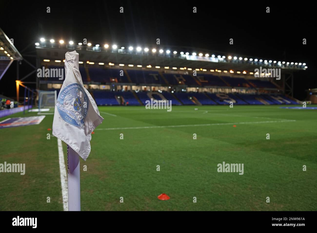 Weston homes stadium corner flag hi-res stock photography and images ...