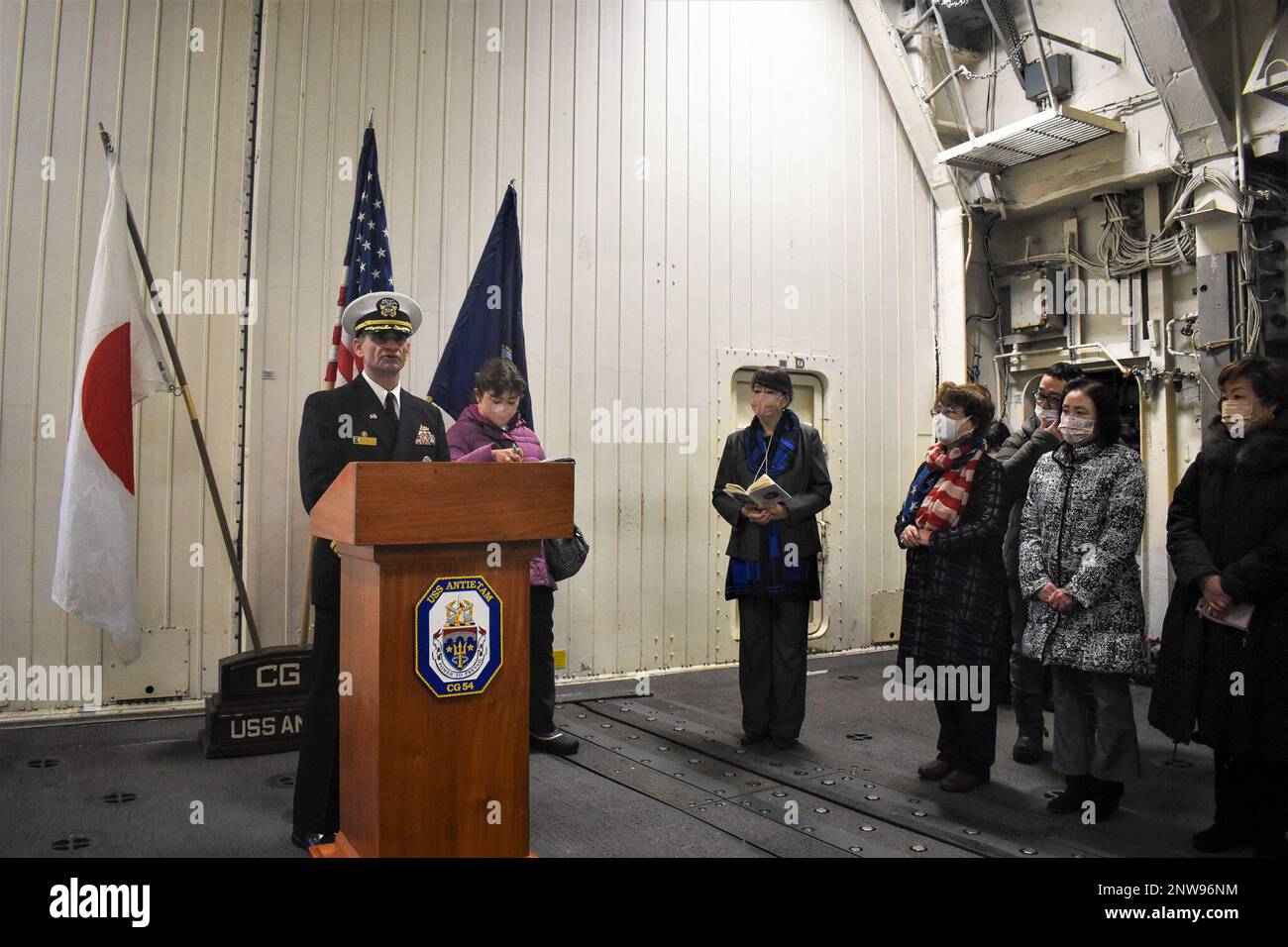 OTARU, Japan (February 7, 2023) Capt. Warren Smith, Commanding Officer ...