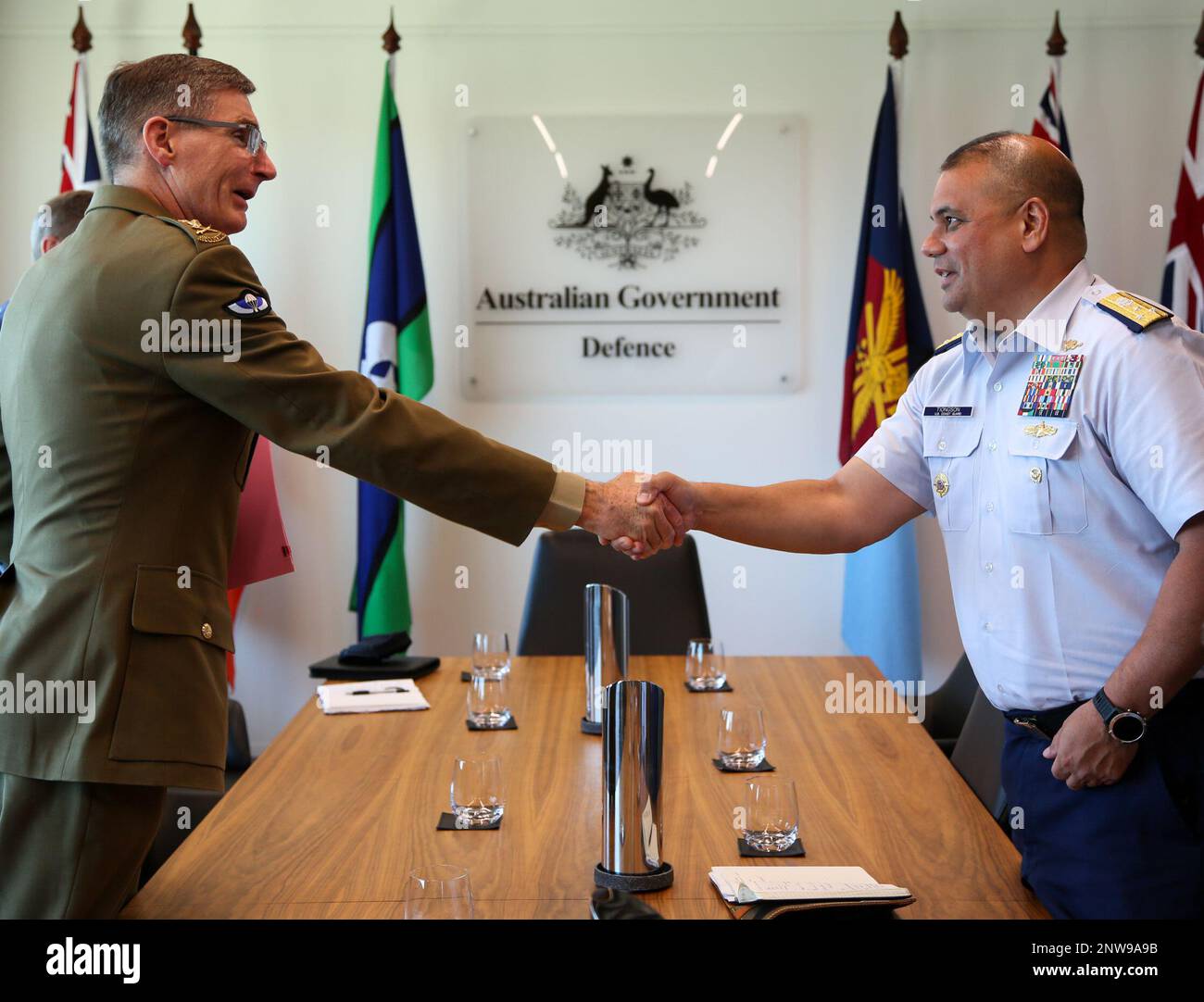 U.S. Coast Guard Vice Adm. Andrew Tiongson, commander of Pacific Area ...