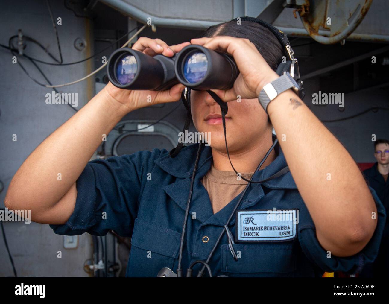 230202-N-NX635-1084 SOUTH CHINA SEA (Feb. 2, 2023) U.S. Navy Seaman ...