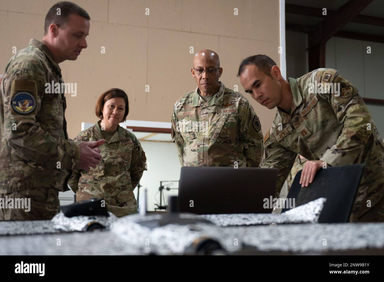 U.S. Air Force Chief of Staff Gen. CQ Brown, Jr., and Chief Master ...