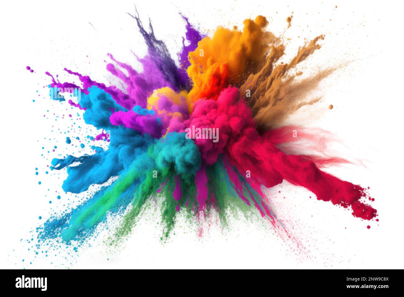 Paint powder explosion hi-res stock photography and images - Alamy