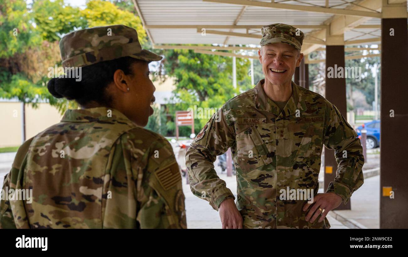 U.S. Air Force Maj. Gen. Derek C. France, Third Air Force commander ...