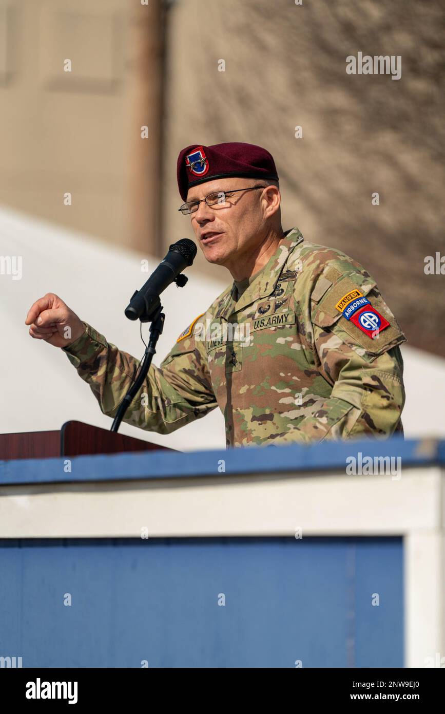 Maj. Gen. Christopher C. LaNeve, command general of the 82nd Airborne ...
