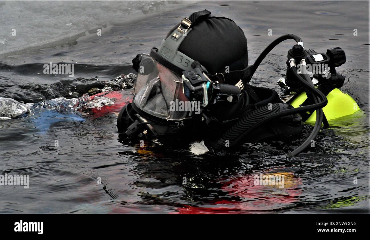 A firefighter with the Directorate of Emergency Services Fire ...