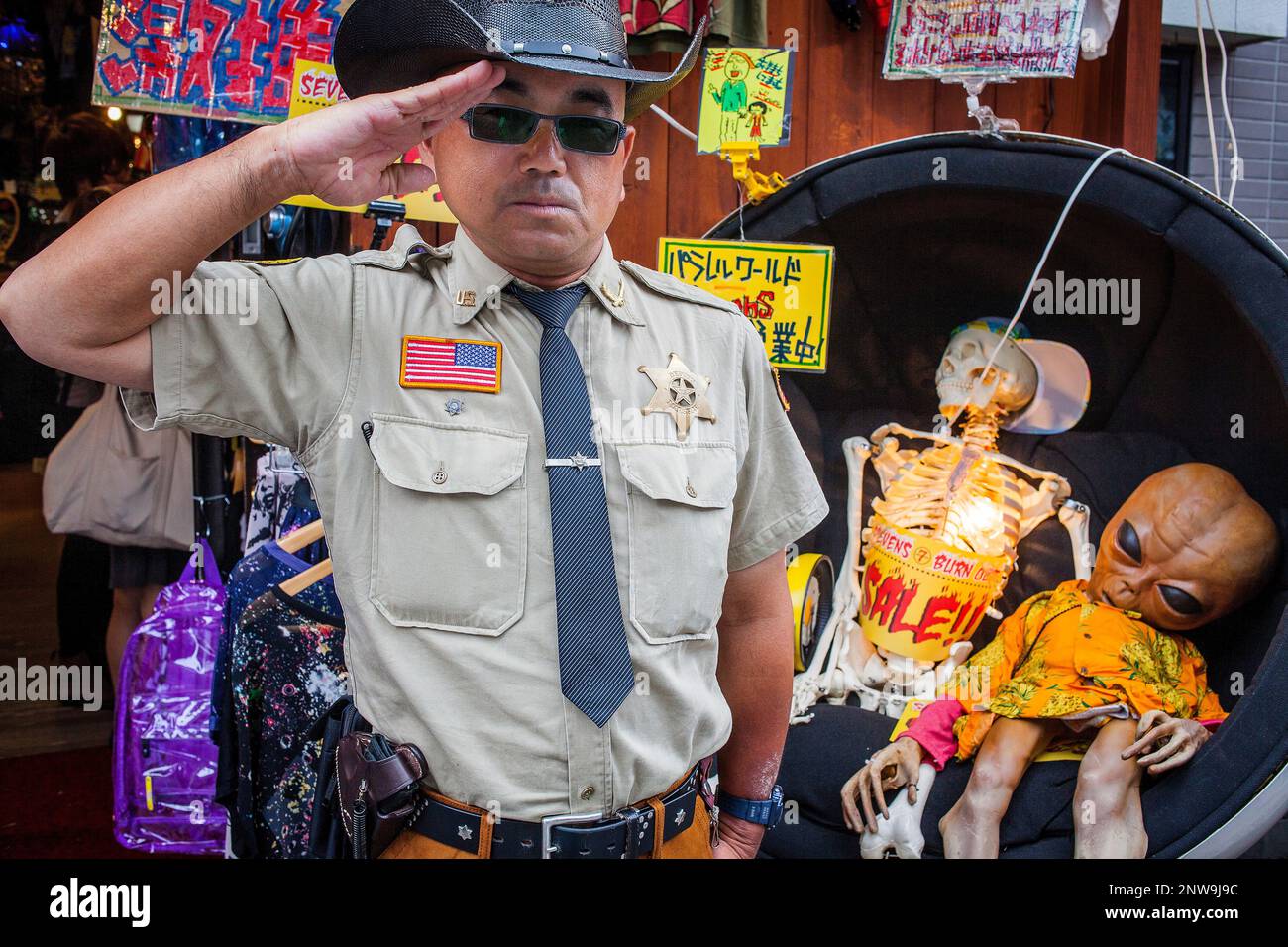 spontaneous in Cat Street.Omotesando.Tokyo city, Japan, Asia Stock ...