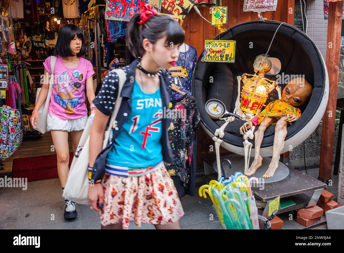 Shop in Cat Street.Near Takeshita Dori. Omotesando.Tokyo city, Japan ...