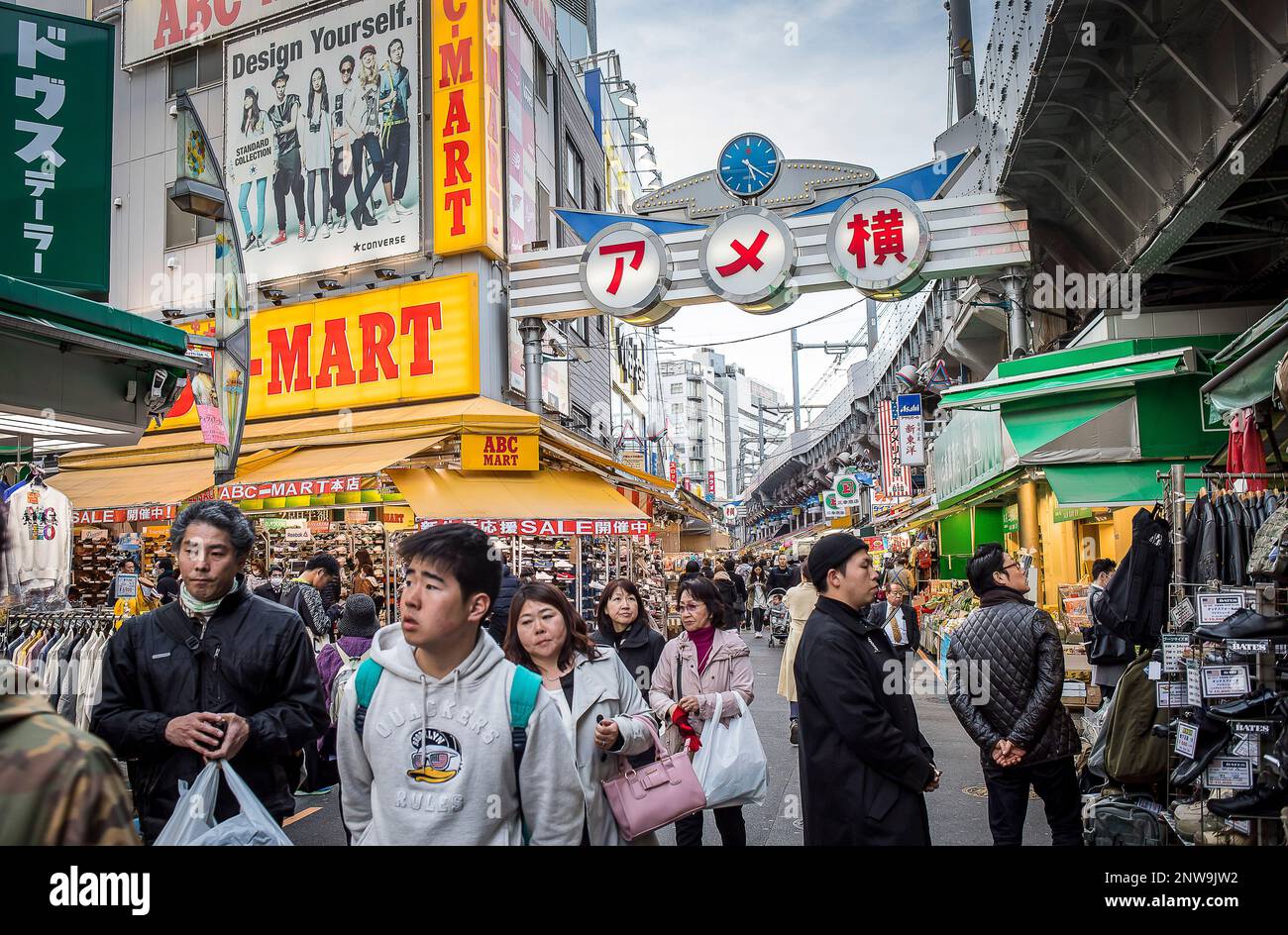 Ameyoko market Street.Tokyo .Japan Stock Photo - Alamy