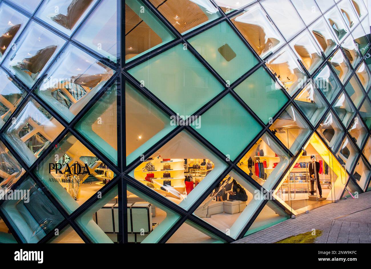 Prada Store, Architect Herzog & De Meuron.Aoyama.Tokyo.Japan Stock ...