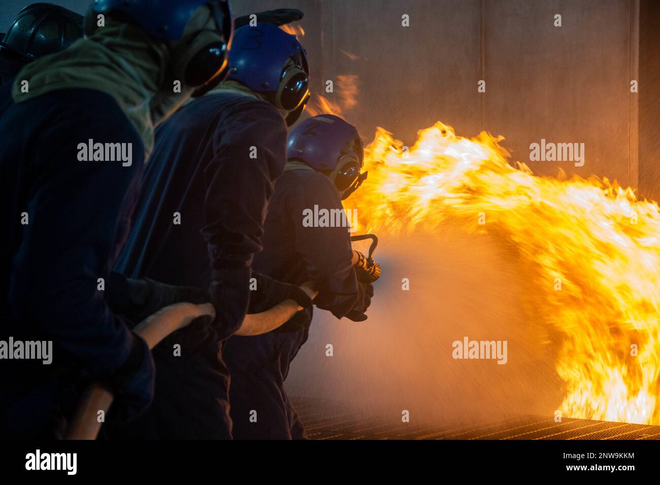 230124-N-AR554-1239 YOKOSUKA, Japan (Jan. 24, 2023) Sailors participate ...