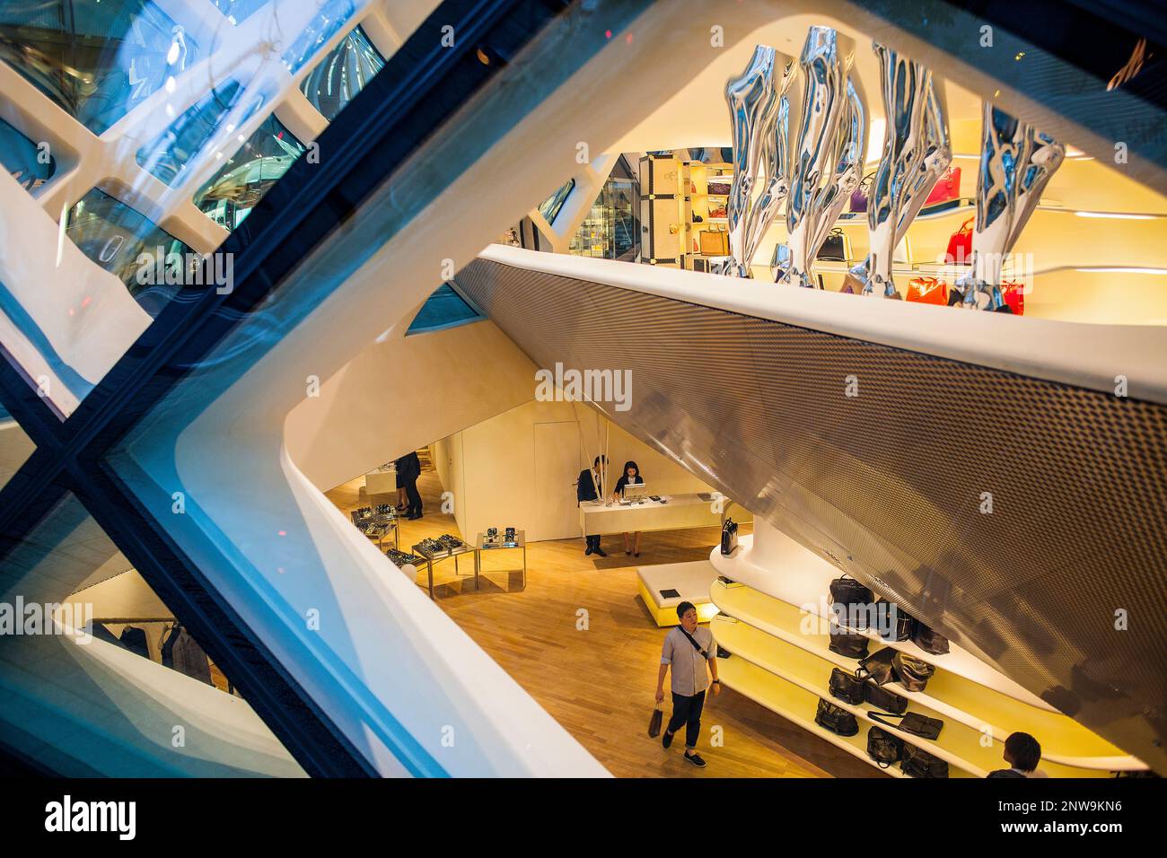 Prada Store, Architect Herzog & De Meuron.Aoyama.Tokyo.Japan Stock ...