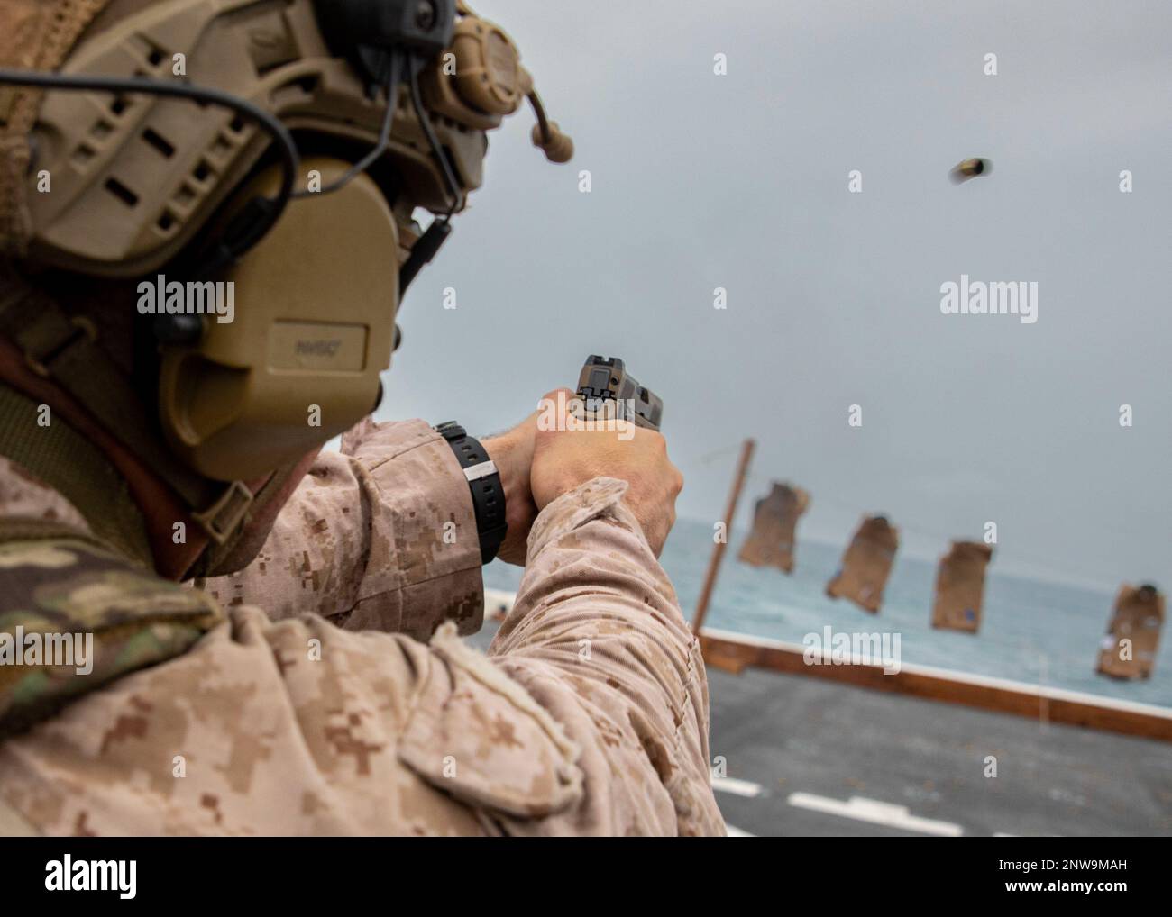 SOUTH CHINA SEA (Jan. 5, 2023) – A U.S. Marine with Maritime Raid Force ...