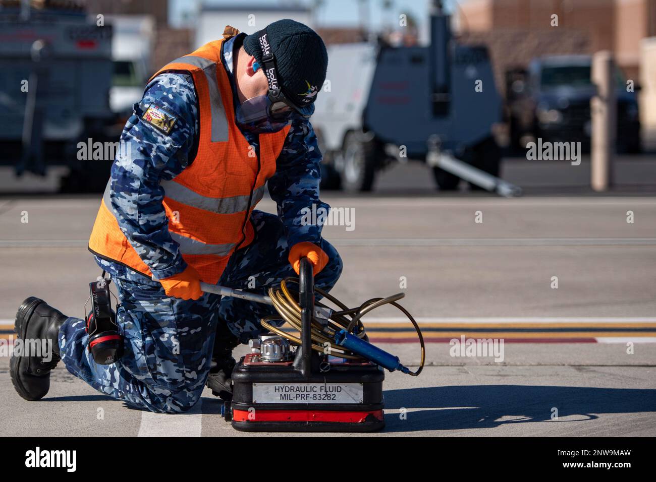 Leading Aircraftman Luke Gazzard, Armament Technician, No. 6 Squadron ...