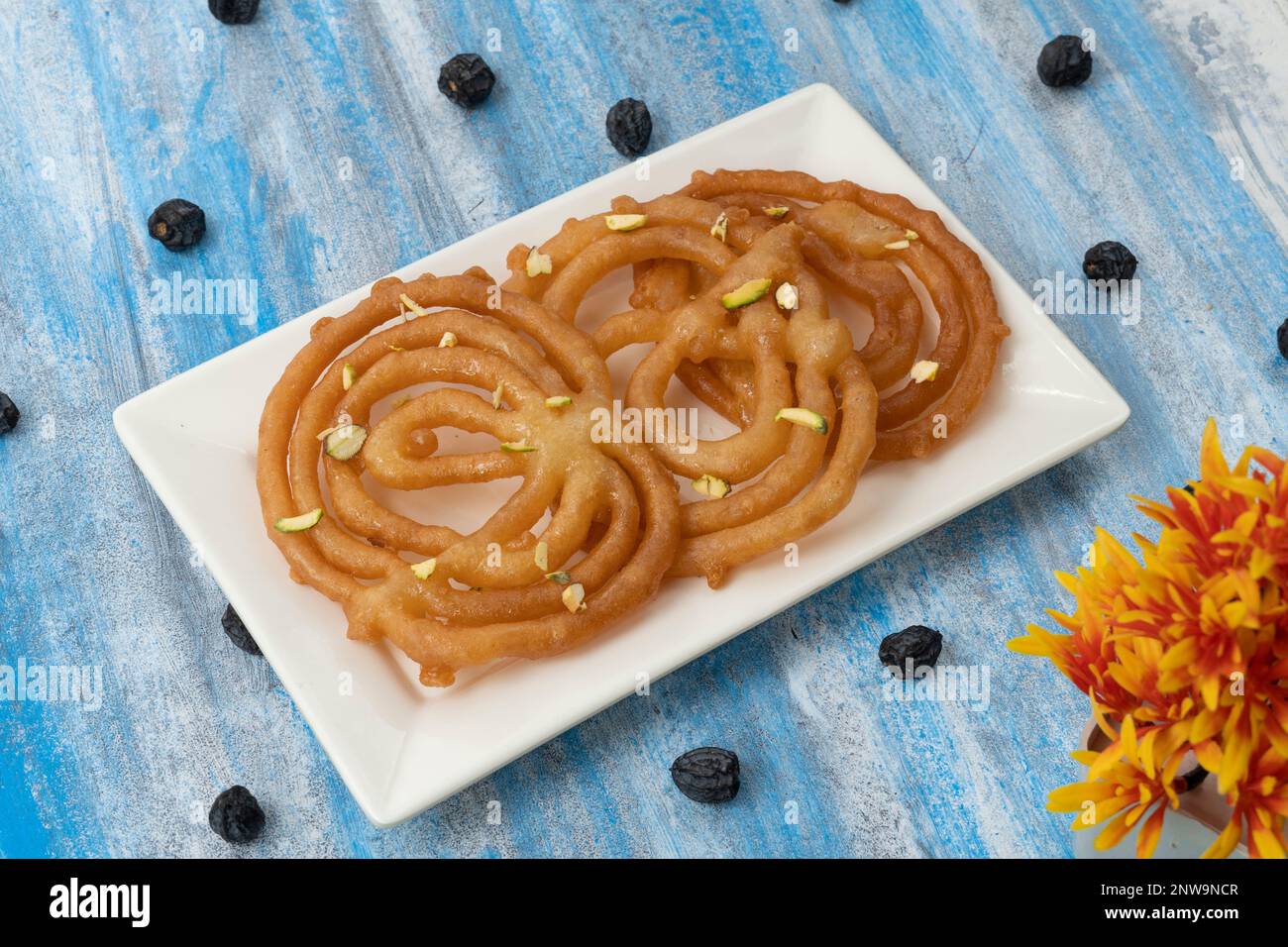 Indian Sweet Jalebi or imarti. Jalebi is one of the most delicious ...