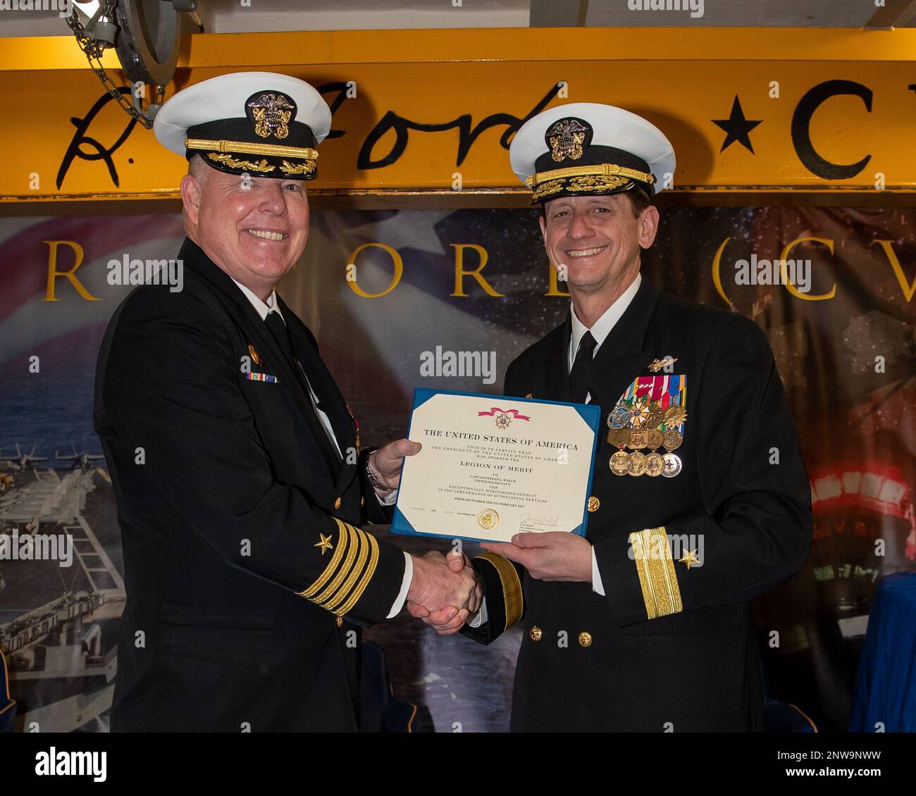 Rear Adm. Gregory C. Huffman, Commanding Officer of Carrier Strike ...