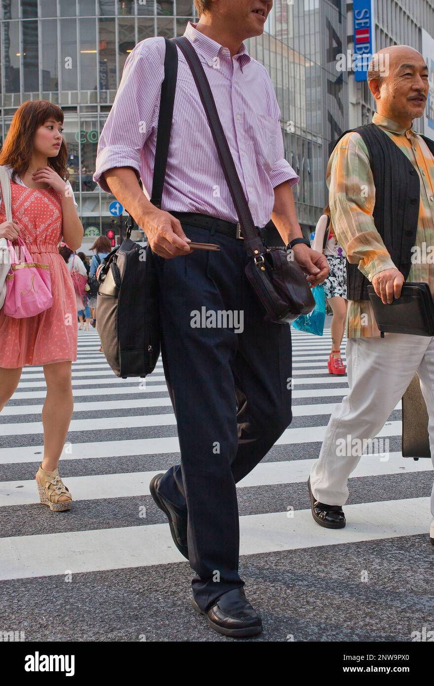 Shibuya.Scramble Kousaten crossing in Hachiko square. Tokyo city, Japan ...