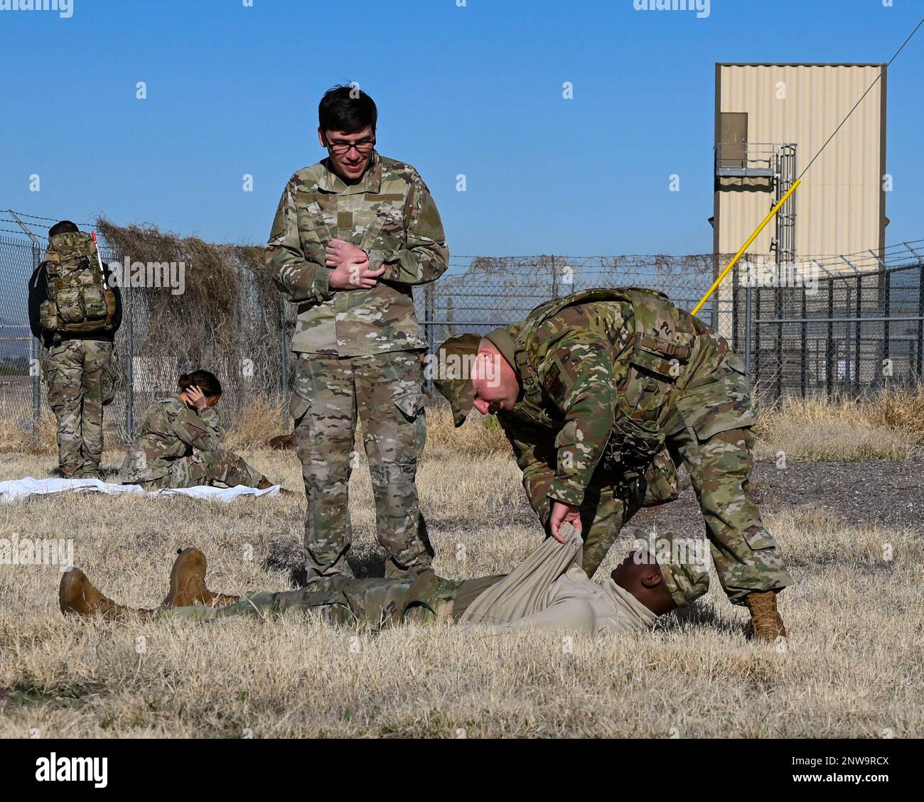 U.S. Air Force Airmen assigned to Davis-Monthan Air Force Base treat ...
