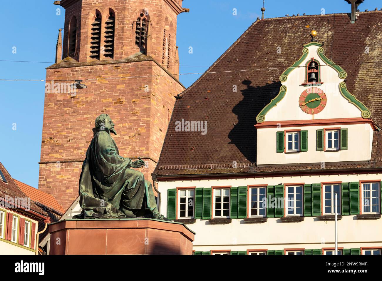 Monument of the famous astronomer and mathematician Johannes Kepler ...