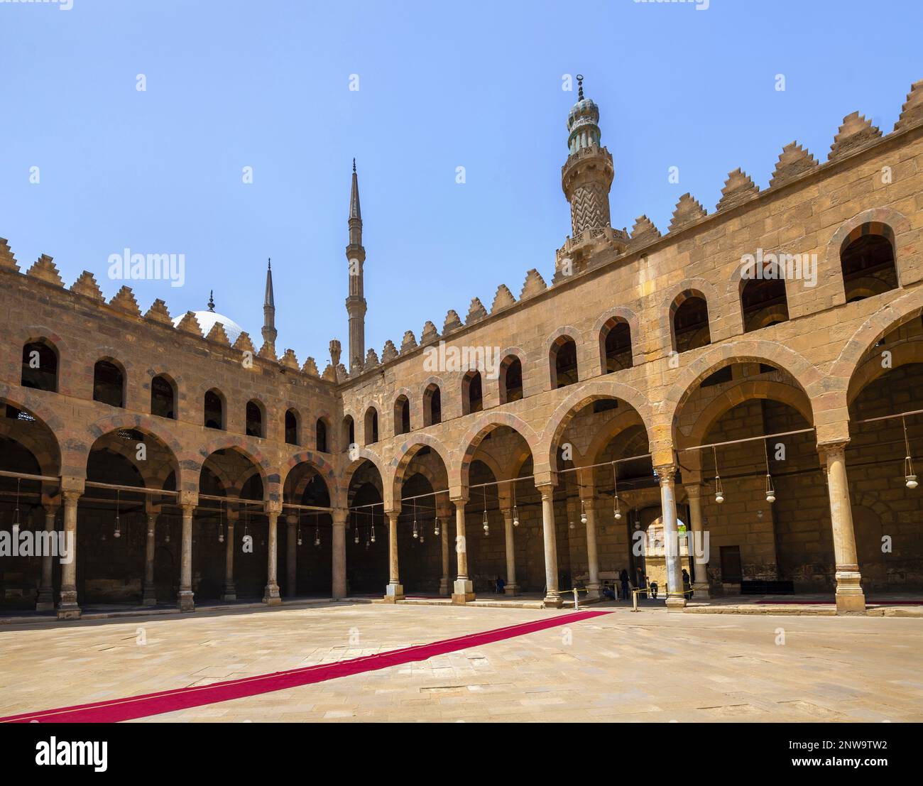 Al-Nasir Muhammad Mosque in Cairo Stock Photo - Alamy