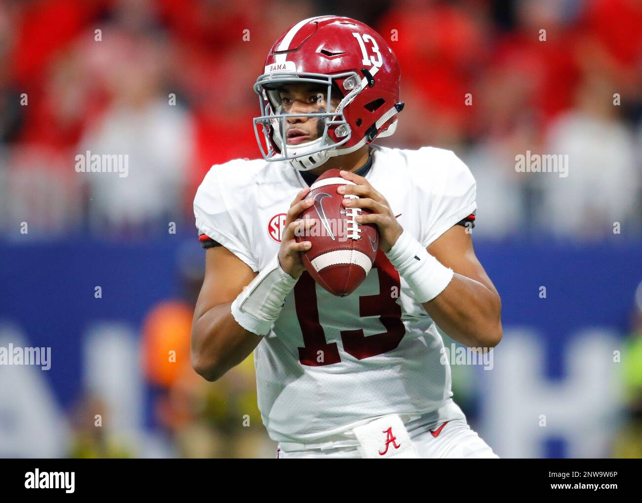 ATLANTA, GA - DECEMBER 01: Alabama Crimson Tide quarterback Tua ...