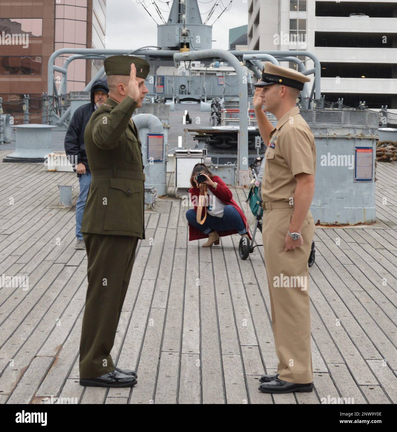 ENC(SW) Mack Taylor, assigned to the Cyclone Class Patrol Ship USS ...