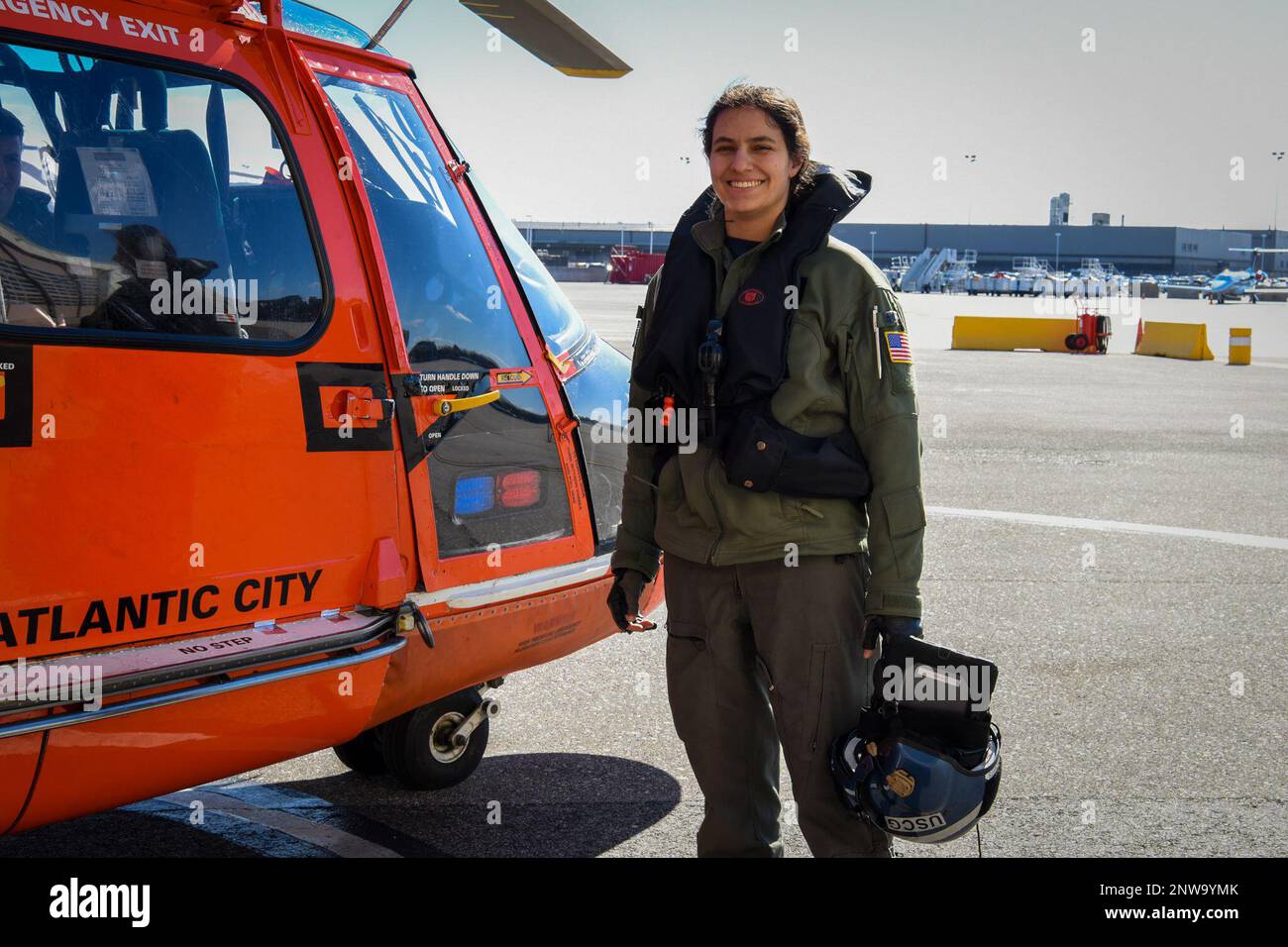 Lt. Laura Hills, a pilot at Coast Guard National Capitol Region Air ...