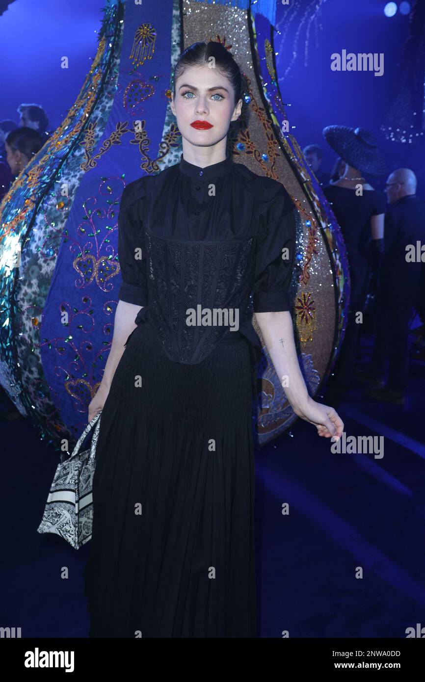 Alexandra Daddario attends the Dior Womenswear Fall Winter 2023-2024 ...