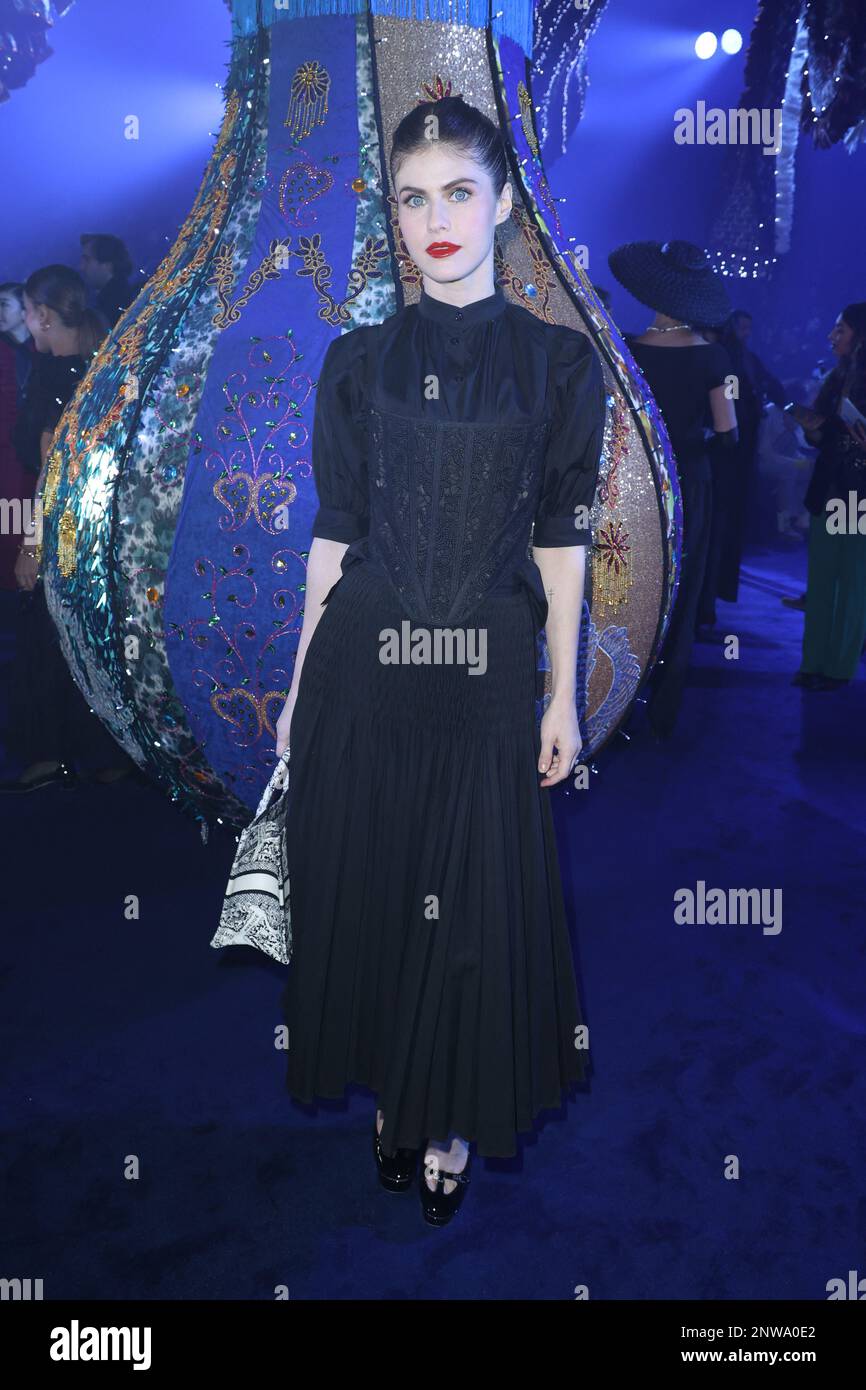 Alexandra Daddario attends the Dior Womenswear Fall Winter 2023-2024 ...