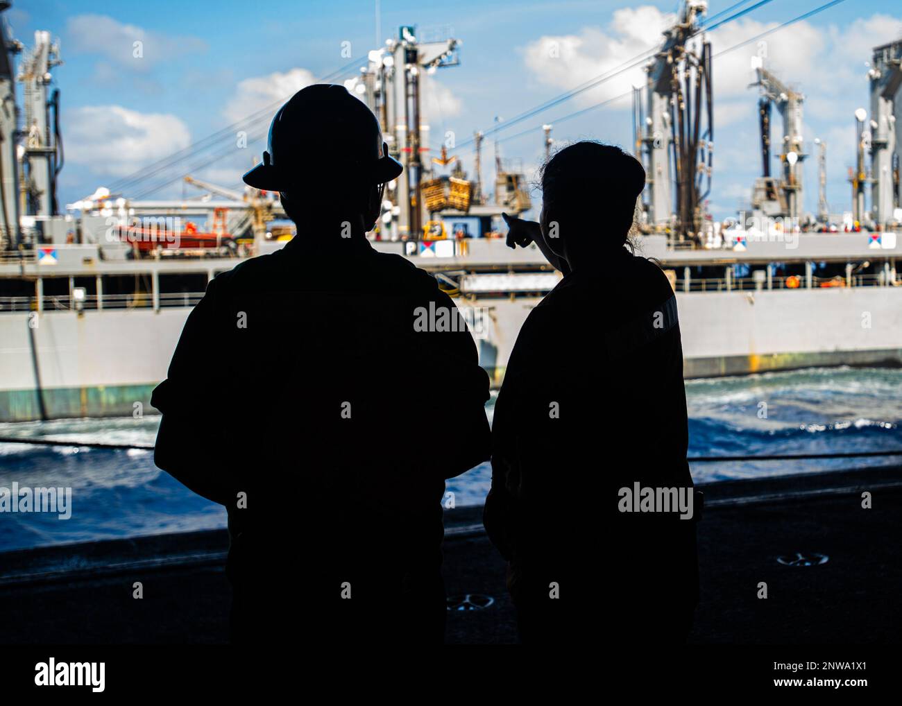 230116-N-MH015-1005 SOUTH CHINA SEA (Jan. 16, 2023) The Henry J. Kaiser ...