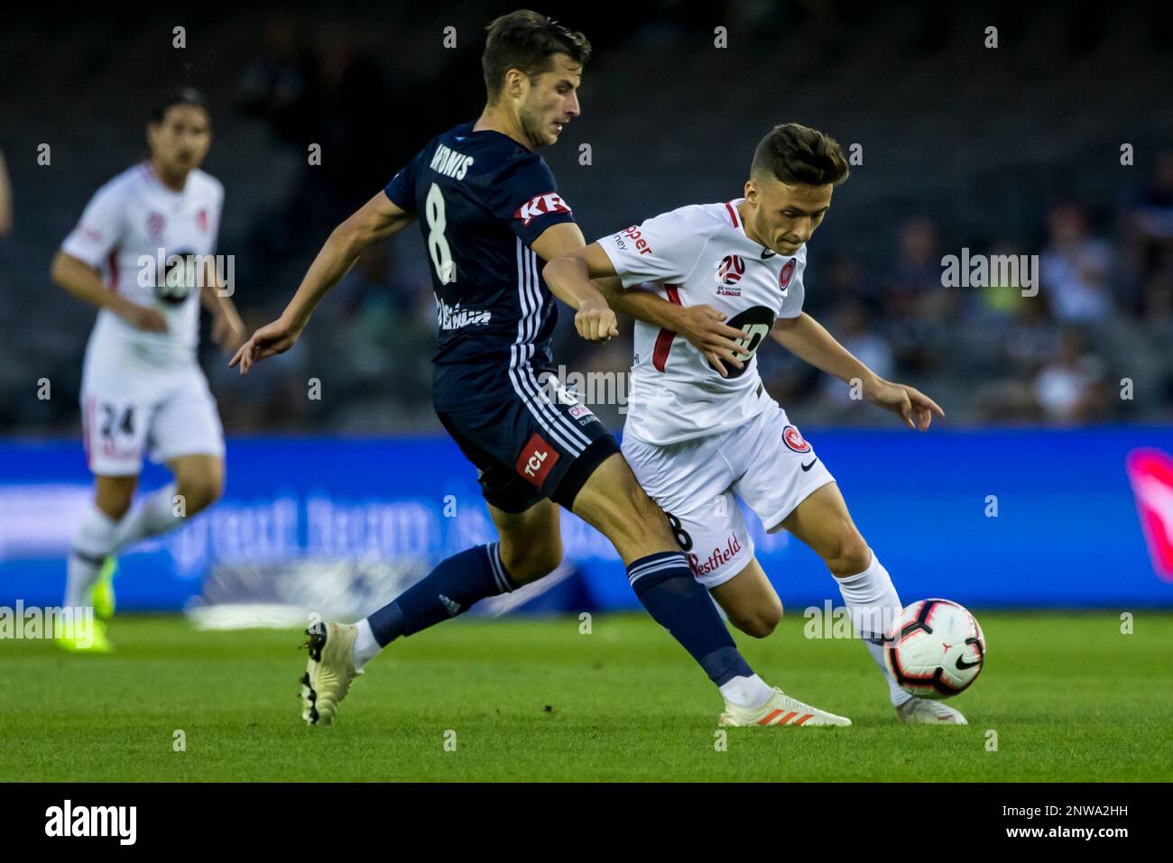 MELBOURNE, AUSTRALIA - DECEMBER 01 : Terry Antonis of Melbourne Victory ...