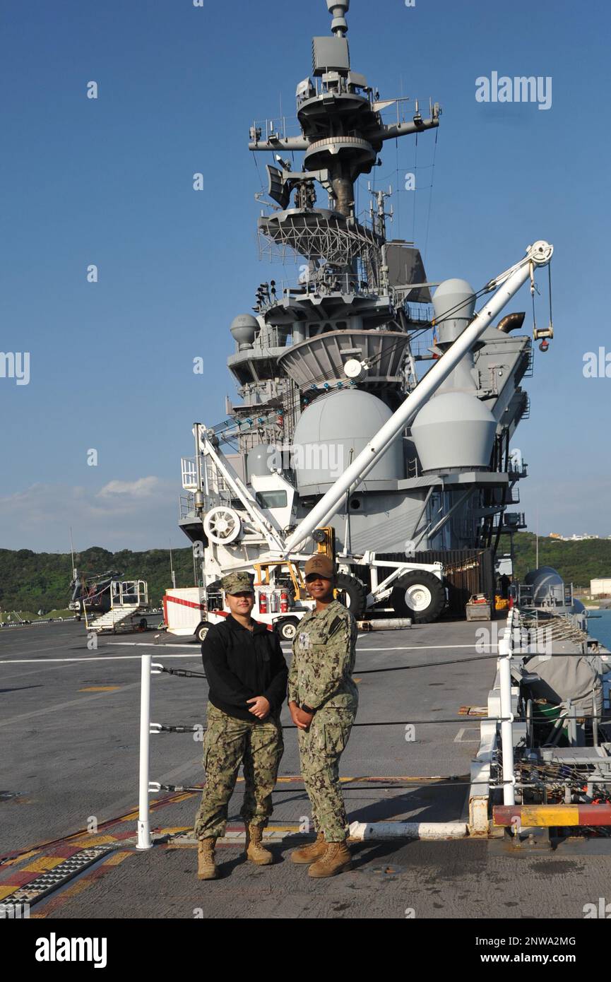 (230121-N-FY142-0038) OKINAWA, Japan (January 21, 2023) - Sailors with ...