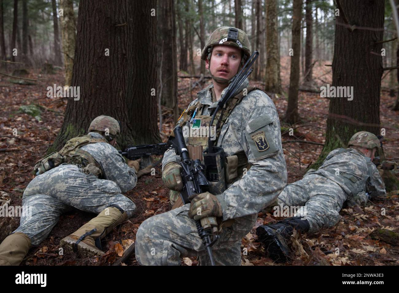 U.S. Army Sgt. Braden Yeates, squad leader, Alpha Company, 3rd ...