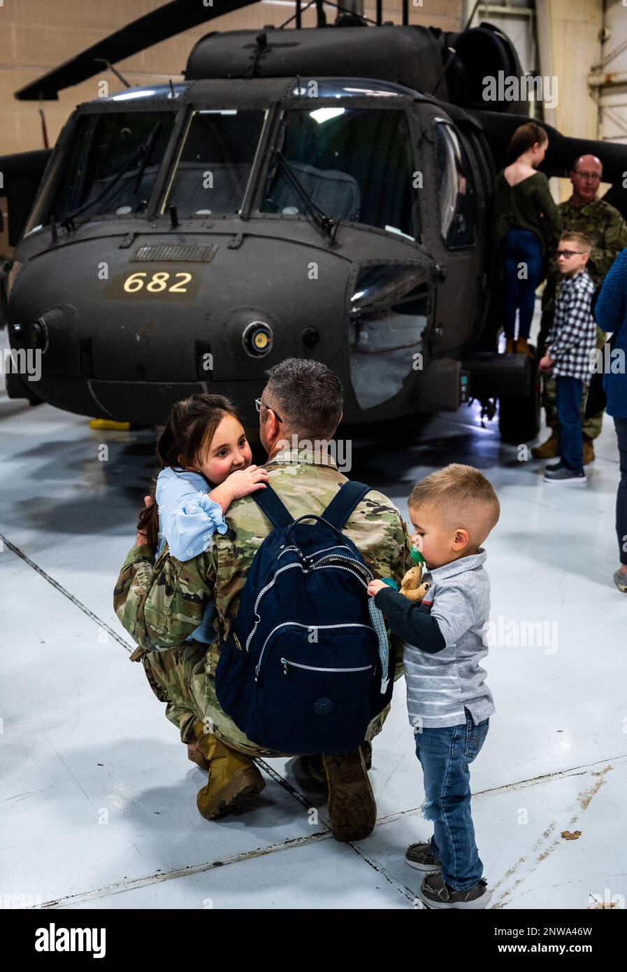 U.S. Army soldiers from the 106th Aviation Regiment take part in a ...