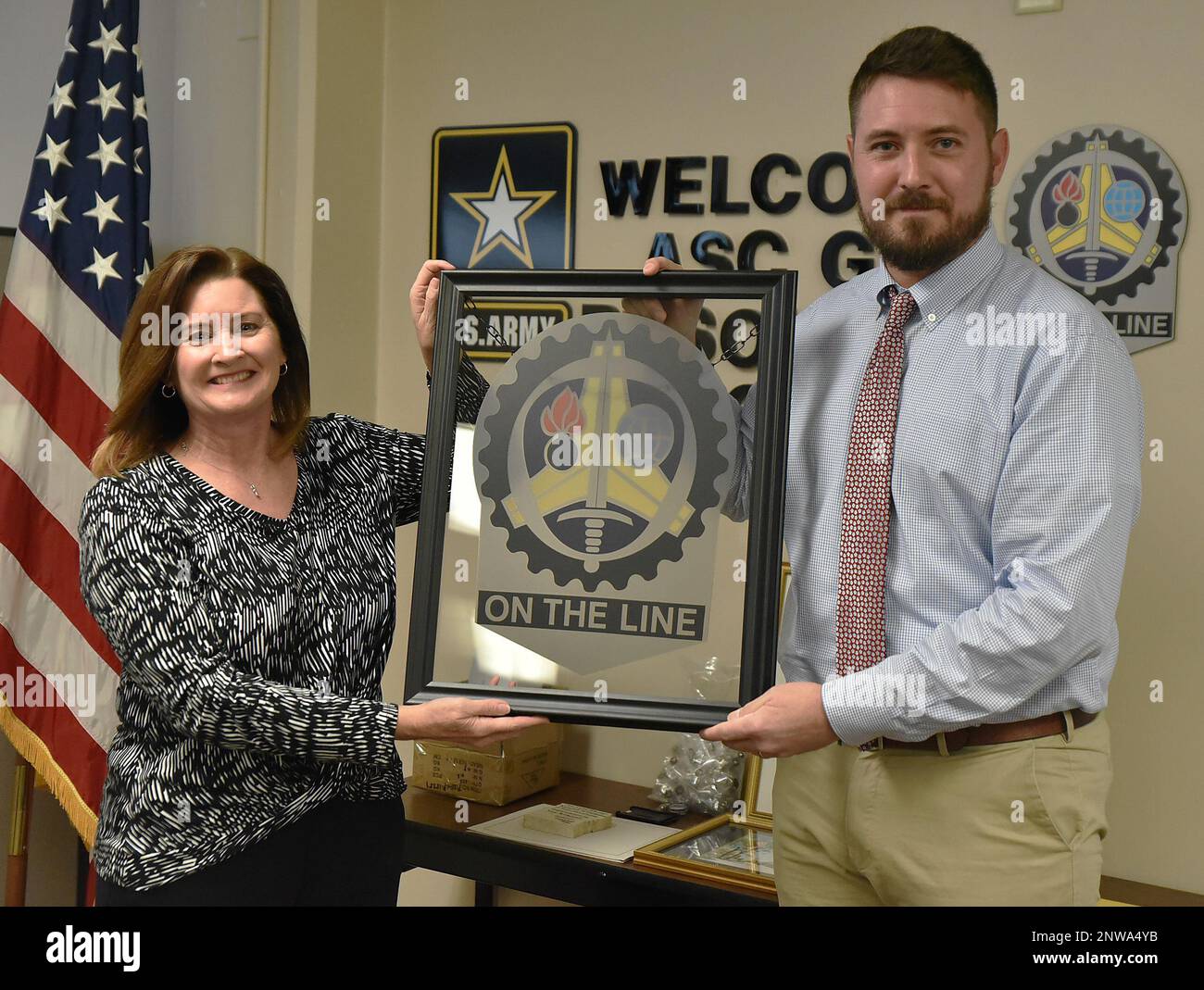 Travis Haynes, then-chief of G8’s Resource Planning Division, presents ...