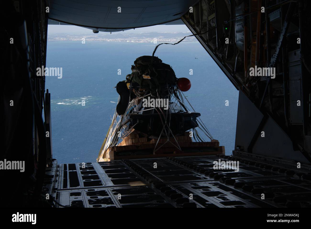 An Amphibious Reconnaissance Craft, or ARC, is dropped out of a 1st ...