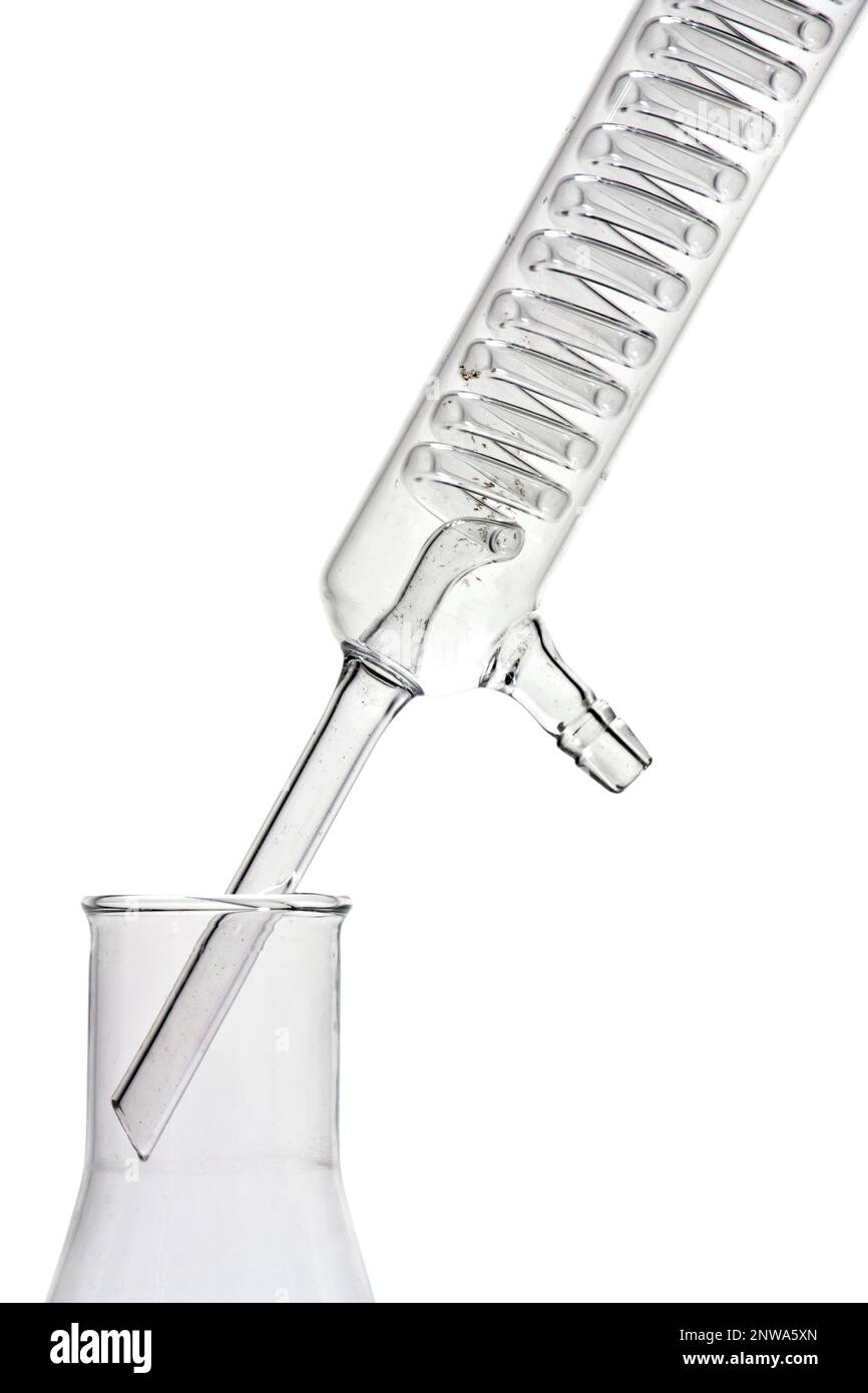 Flasks with chemicals Laboratory Equipment Stock Photo - Alamy