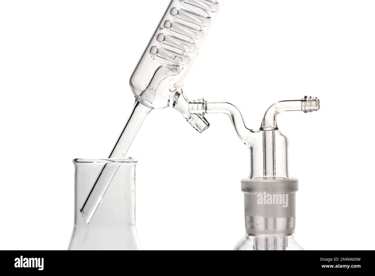 Flasks with chemicals Laboratory Equipment Stock Photo - Alamy