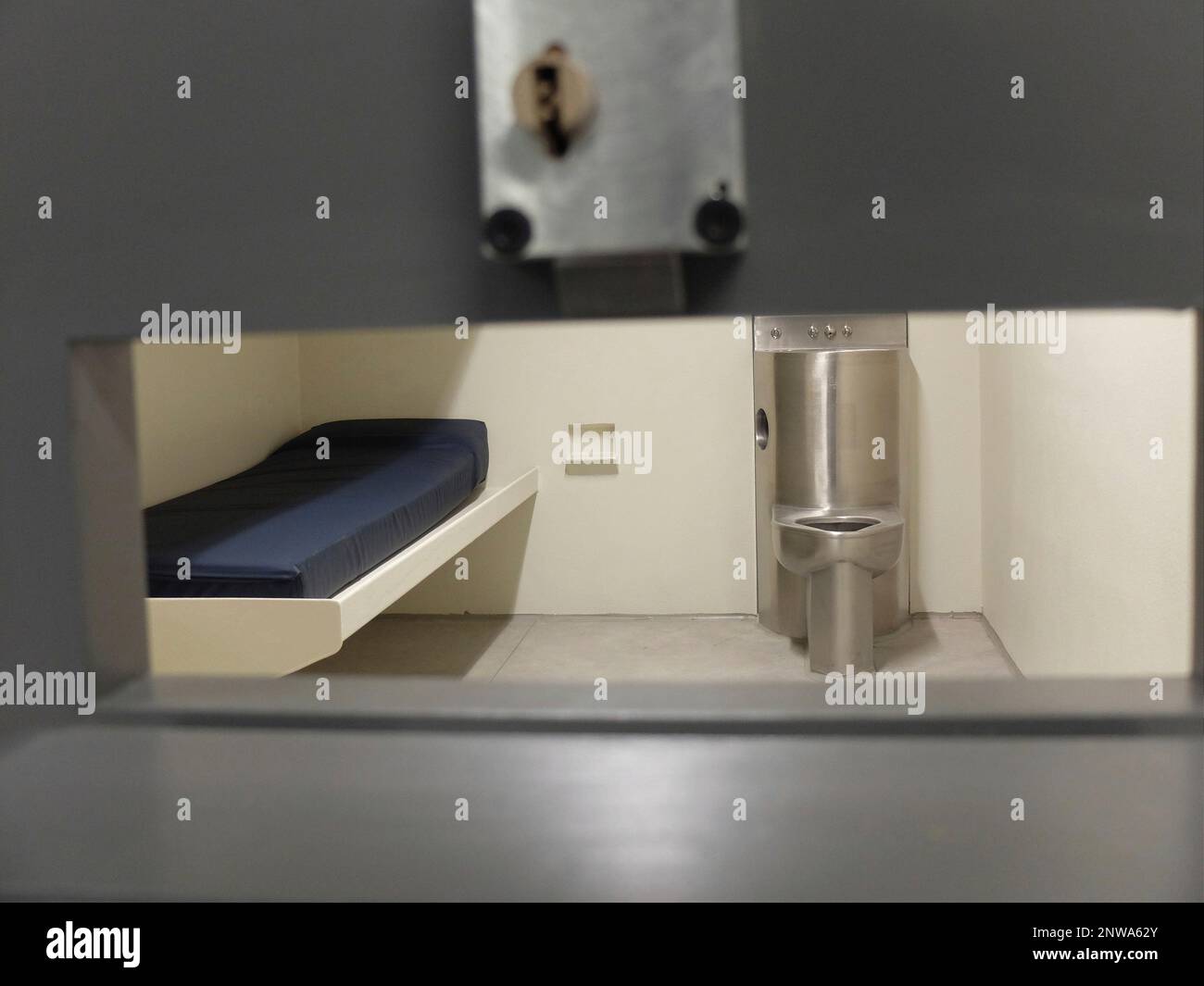 This Oct. 15, 2018 photo shows a cell in the Clay County Correctional ...