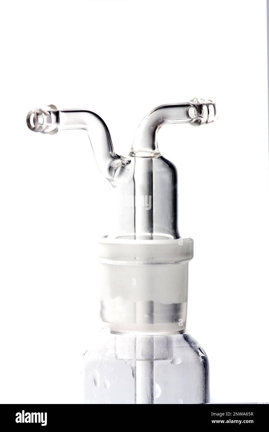 Flasks with chemicals Laboratory Equipment Stock Photo - Alamy