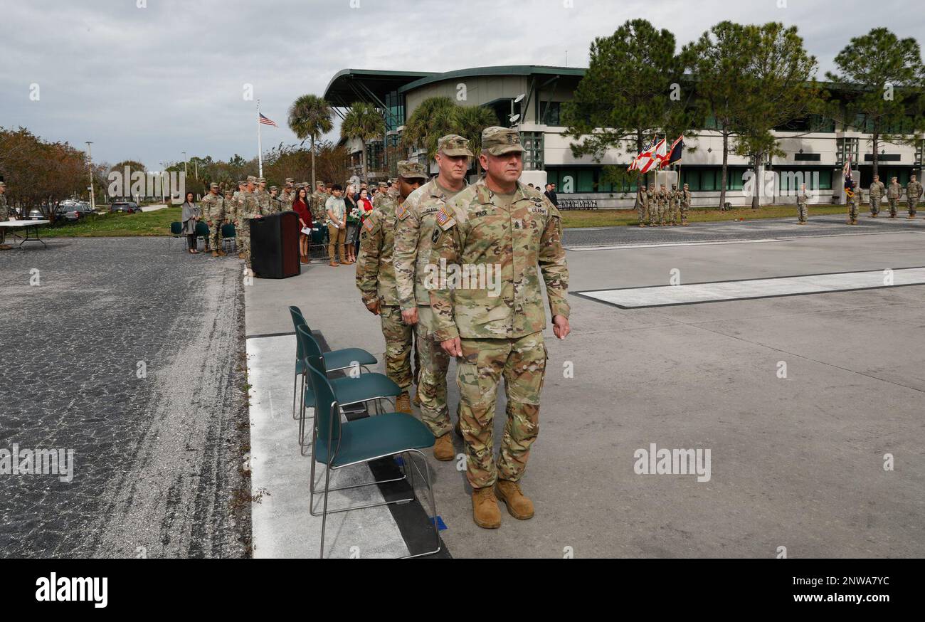 Command Sgt. Maj. Jasen A. Pask, the Florida Army National Guard's ...