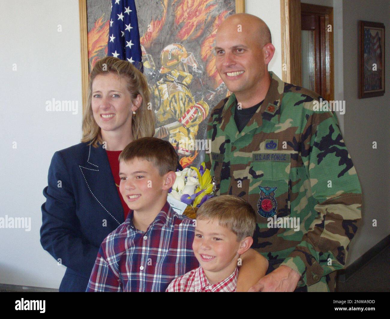 1st Lts. Andrew Perham and Matthew Perham witnessed the Air Force shape ...