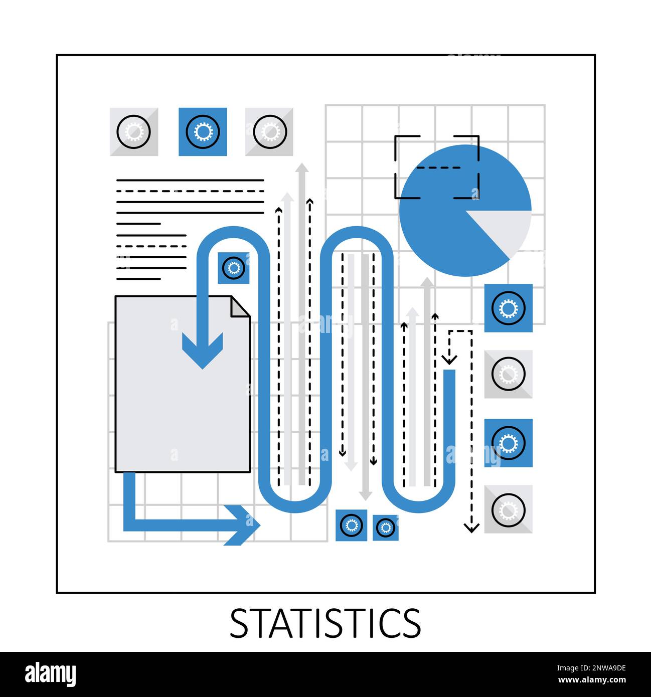 Reporting analysis Stock Vector Images - Alamy