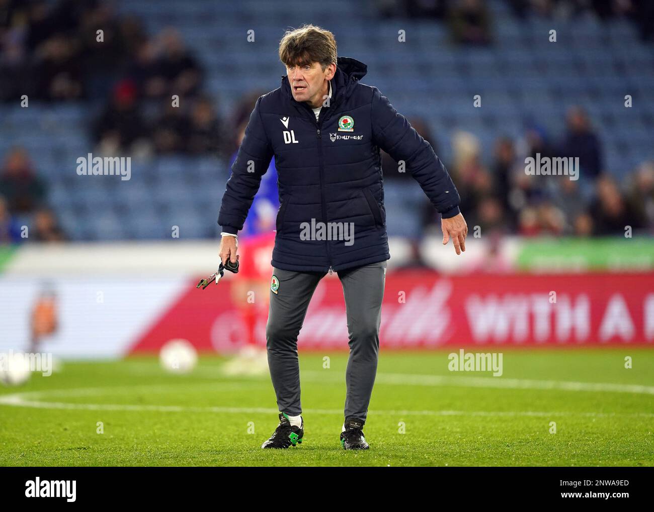 Blackburn Rovers first team coach David Lowe ahead of the Emirates FA ...