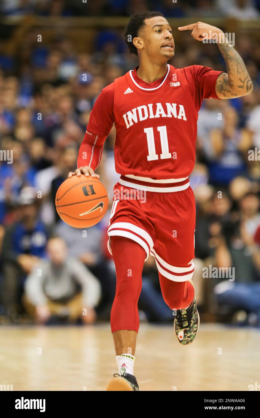 DURHAM, NC - NOVEMBER 27: Indiana Hoosiers guard Devonte Green (11 ...