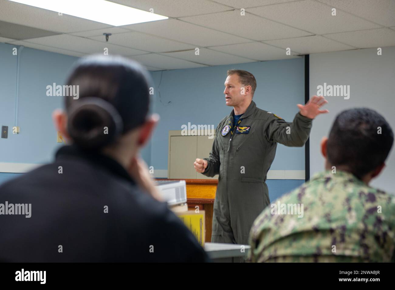 230214-N-CI515-0034 NEWPORT NEWS, Va. (Feb. 14, 2023) U.S. Navy Capt ...