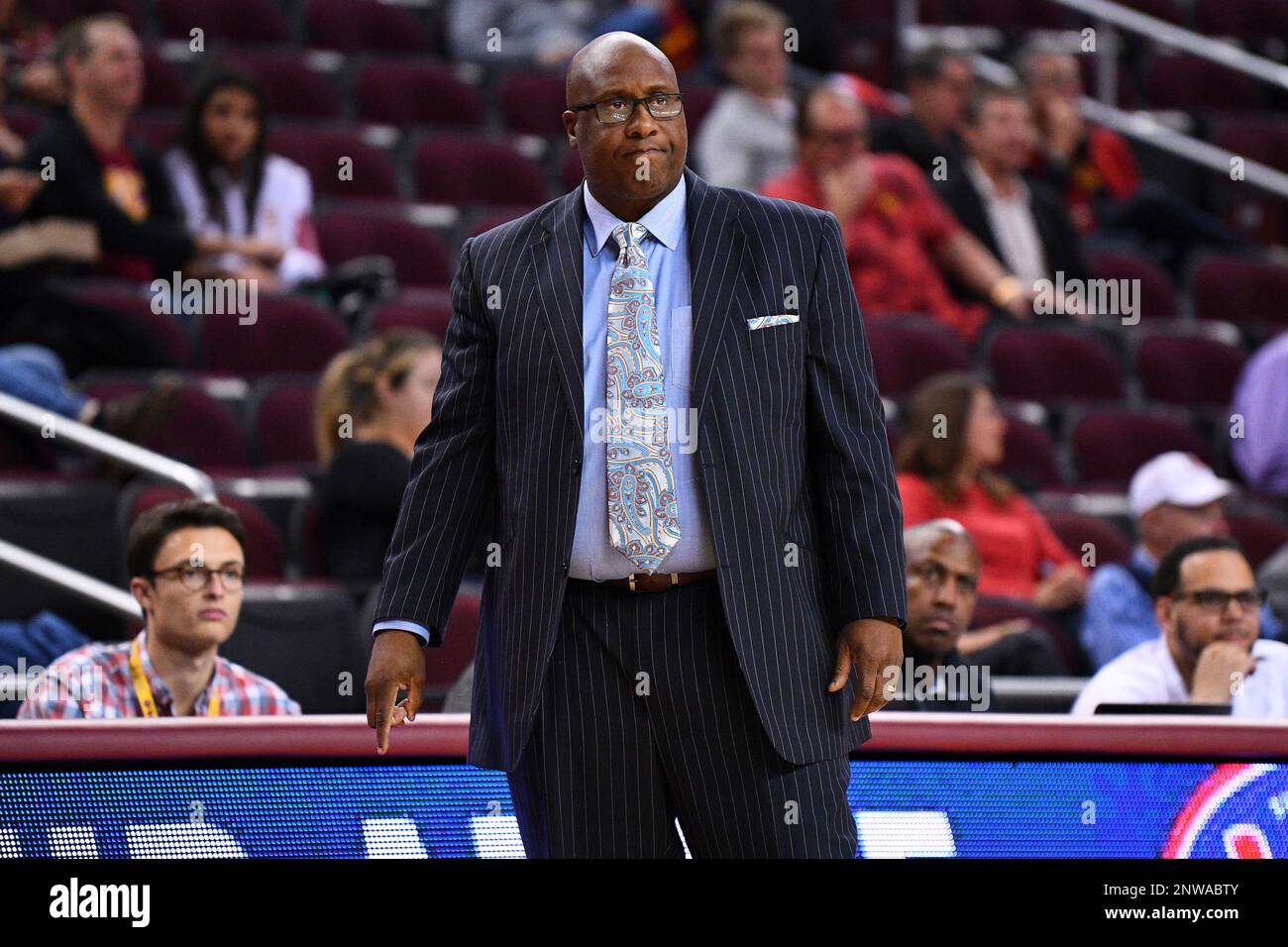 LOS ANGELES, CA - NOVEMBER 14: Stetson Hatters head coach Corey ...