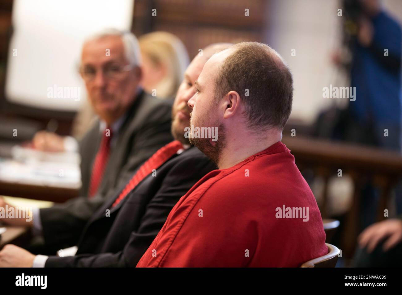 George Wagner IV sits at the Pike County Courthouse for his arraignment ...